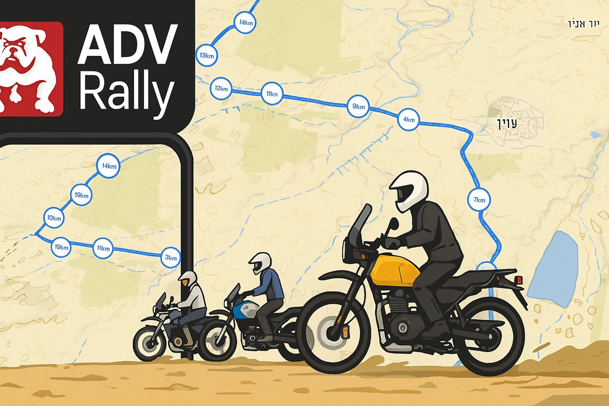 Adv-Rally Online Map - Adventure Rally Track Visualization